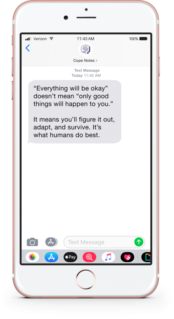 Cope Notes | Daily Mental Health Support | Positive Psychology Texts